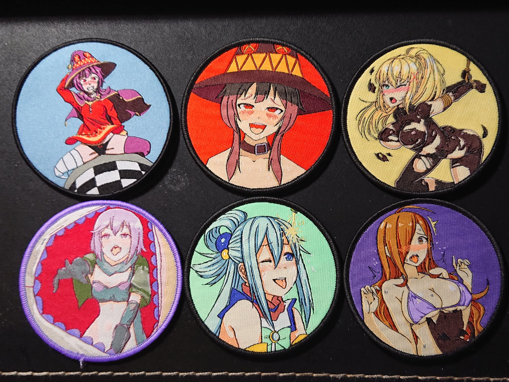 Konosuba Ahegao Bundle – Tactical Bacon Patches